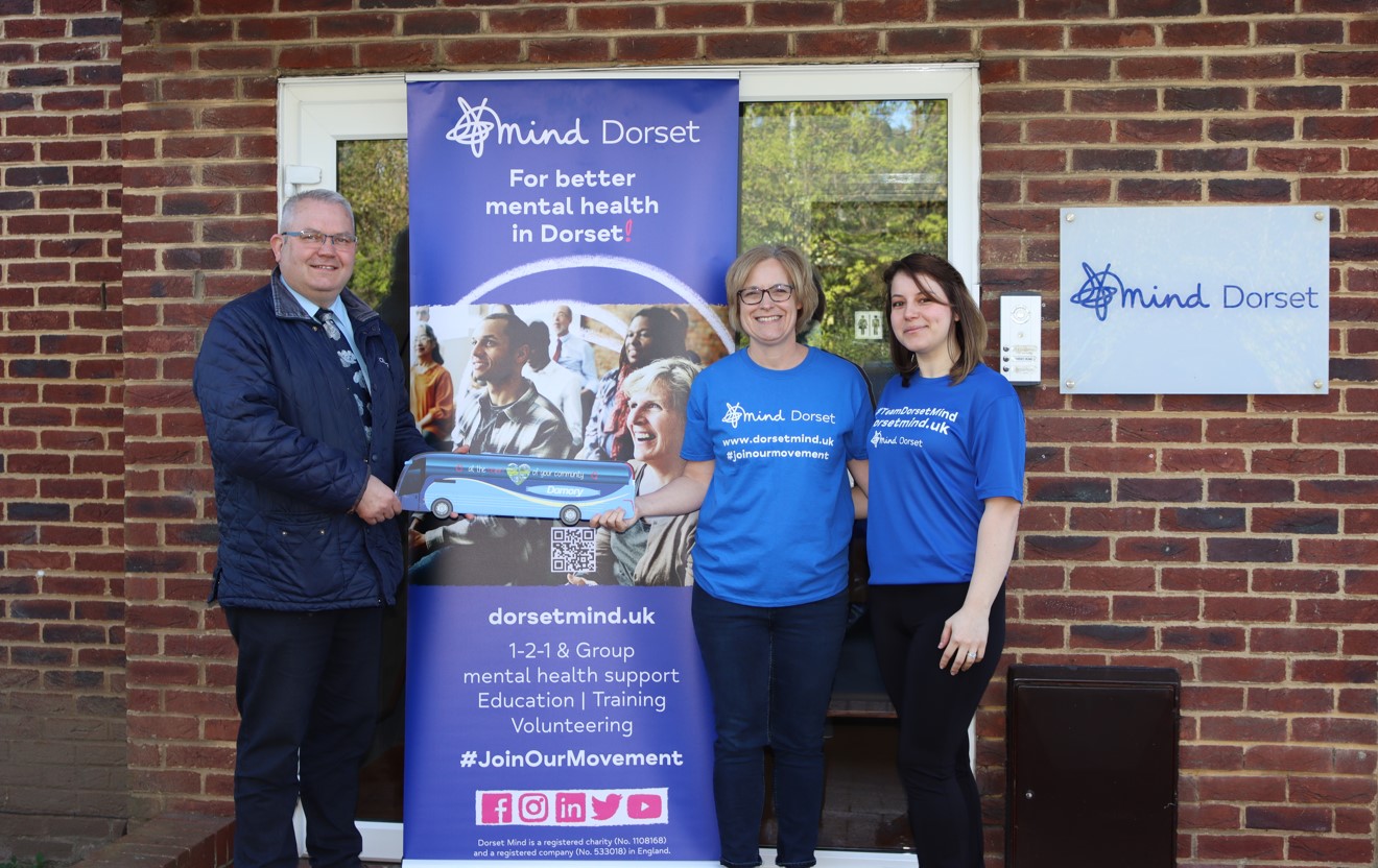 Damory lends support to Dorset Mind’s mental health programme for young ...